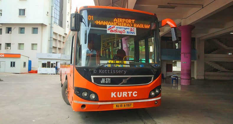 KSRTC/KURTC Bus Timings from Calicut (Karippur) Airport - Aanavandi ...
